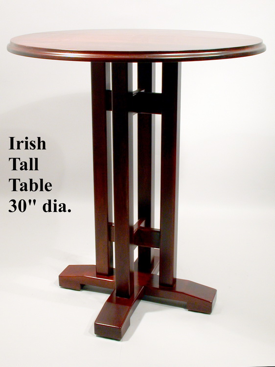Irish Drink Table - 30 in dia - West Bros Frame & Chair